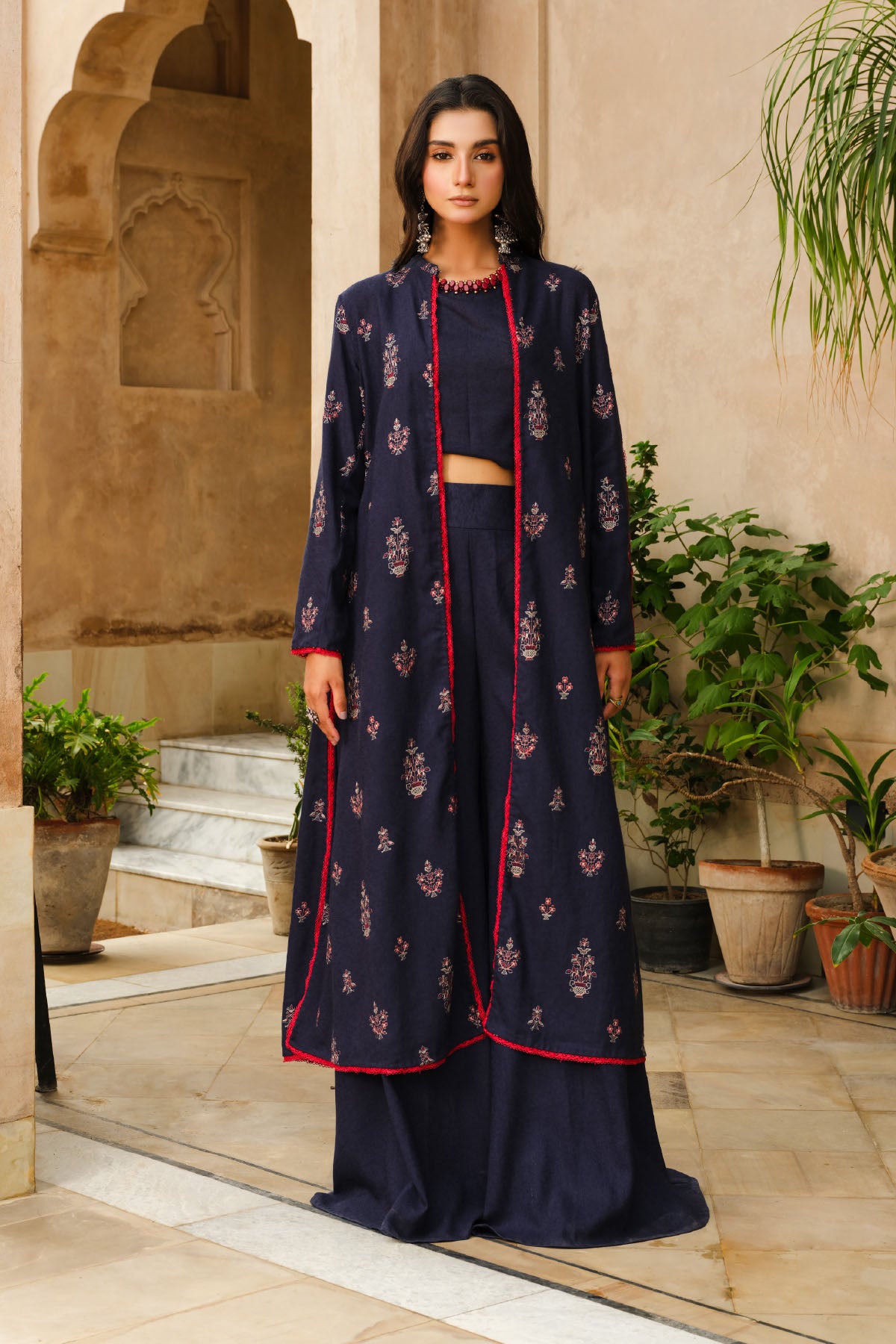 EMBROIDERED COTTON KARANDI 2 PCS (UNSTITCHED) – The Fabric Store Pakistan