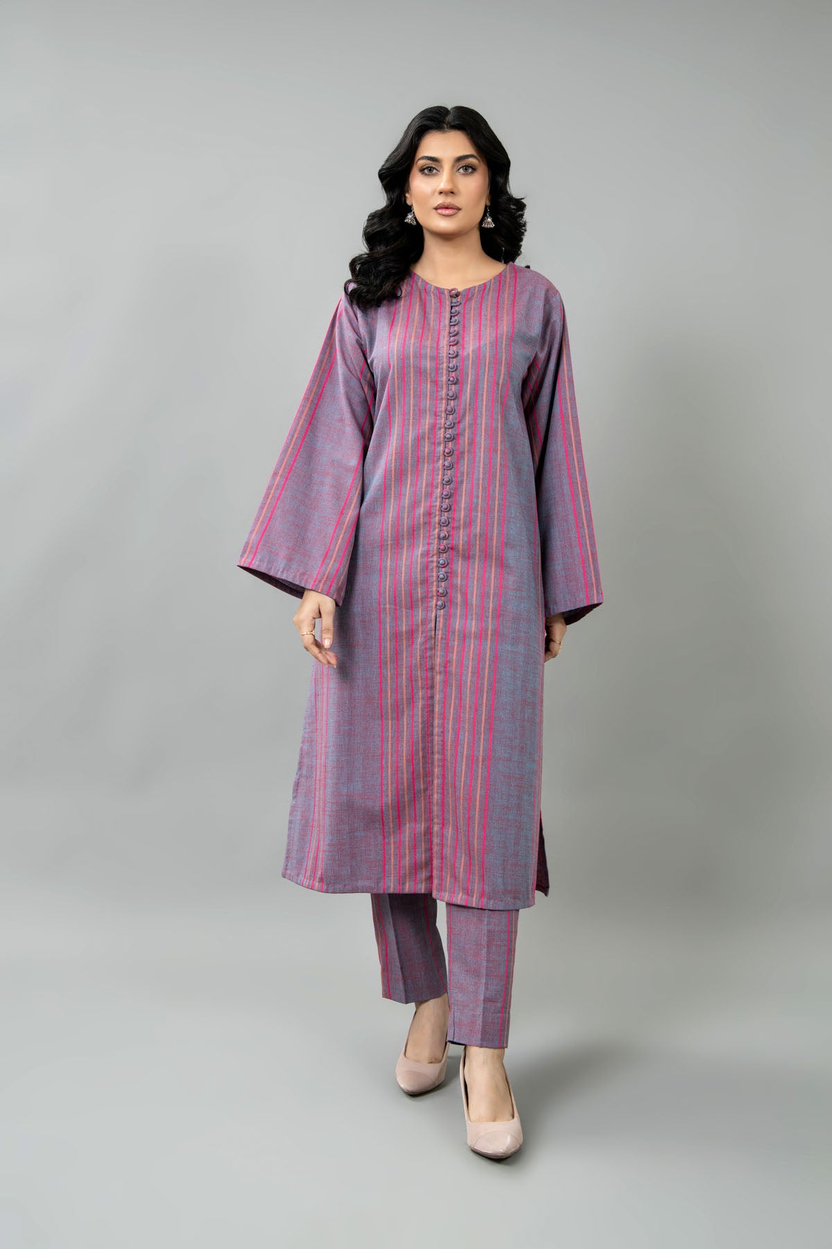 PRET SOLID YARN DYED STRIP KHADDAR 2 PCS – The Fabric Store Pakistan