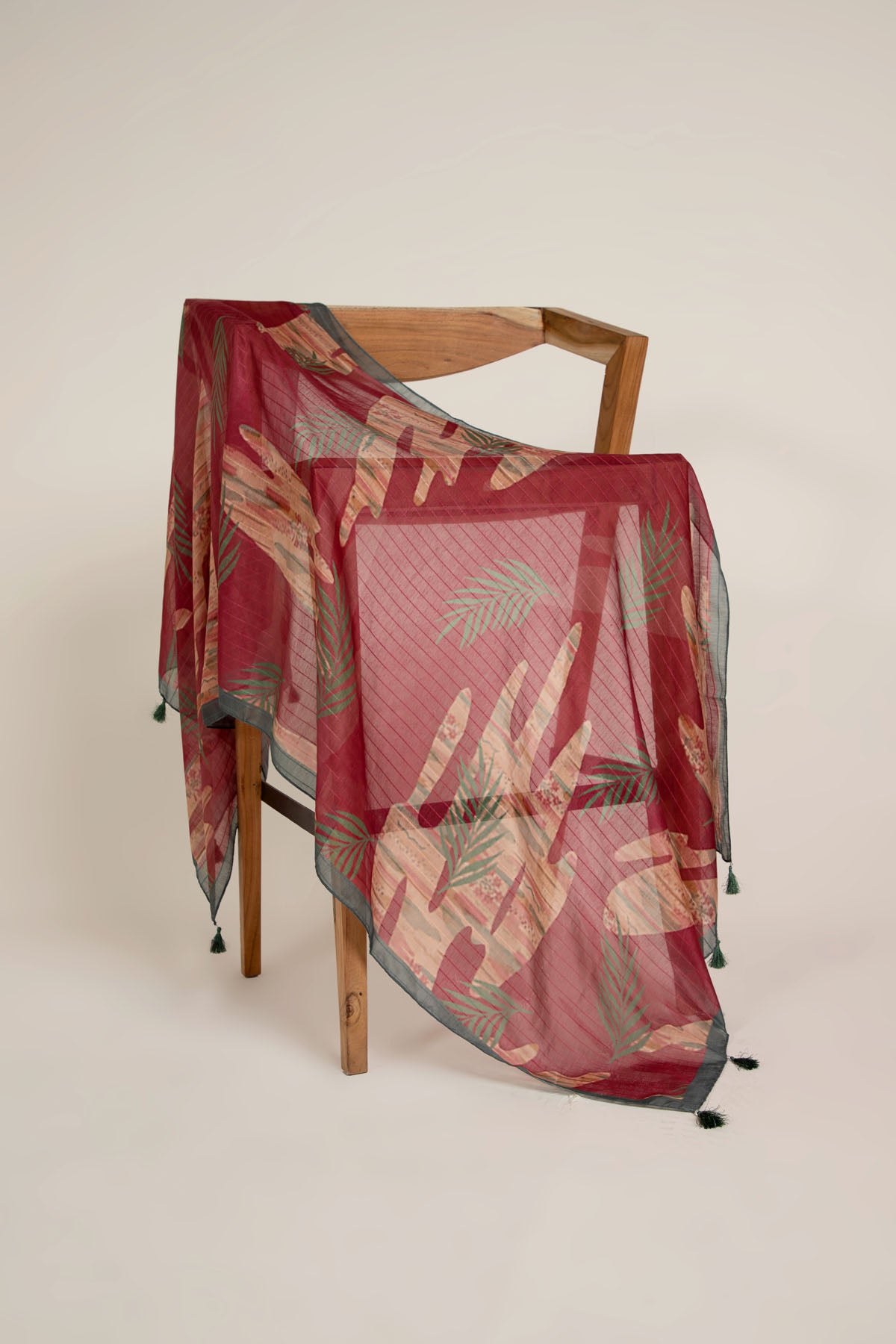 PRINTED SLUB MONARK STOLER – The Fabric Store Pakistan